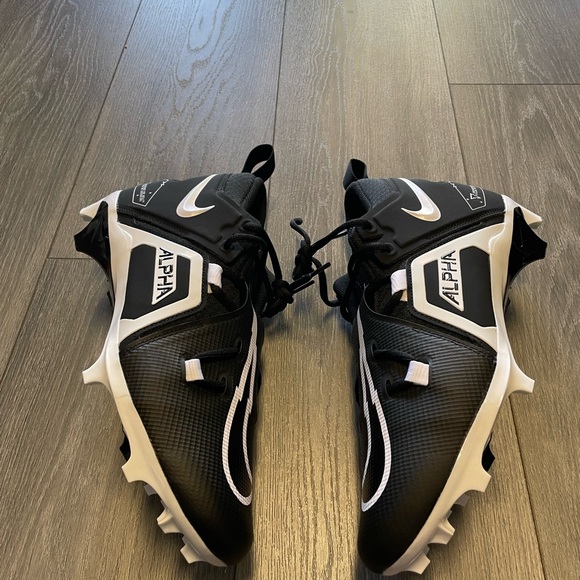 Nike | Shoes | Nike Alpha Menace Pro 3 Mens Black White Football Cleats ...